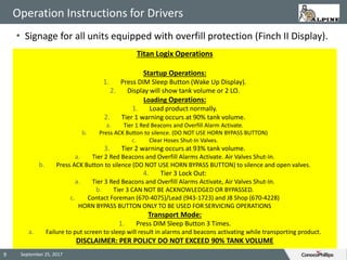 Alpine Titan Logix® automated tanker over fill prevention | PPTX