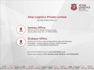 Partner in Your Progress: Attar Logistics | PPTX