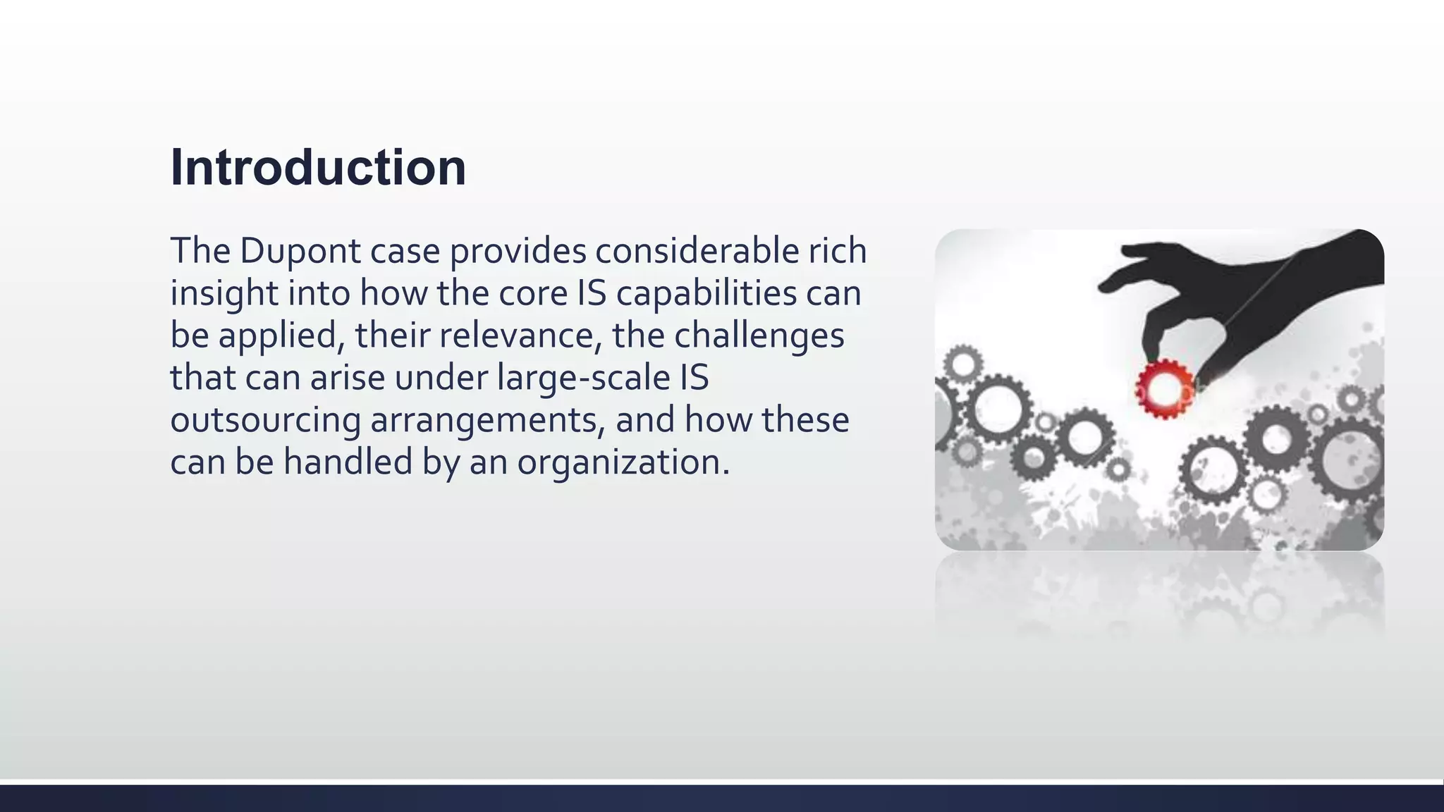 IT Outsourcing and Core IS Capabilities: Challenges and Lessons at ...