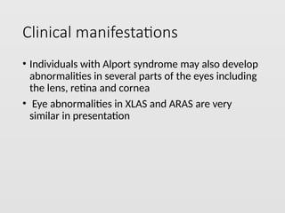 Alport’s syndrome (1) (1).pptx for students | PPT
