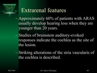 Alports Syndrome Pp | PPT