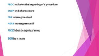 Introduction to Assembly Language | PPTX