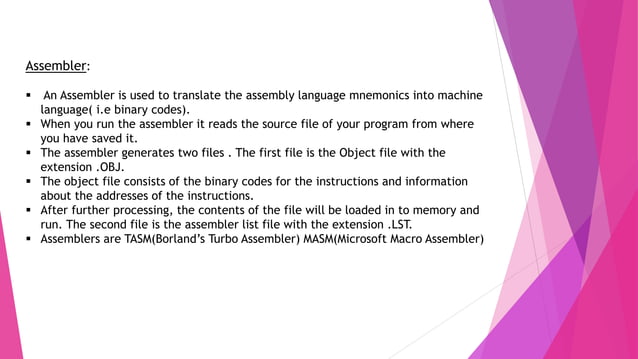 Introduction to Assembly Language | PPTX