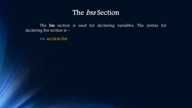 Introduction To Assembly Language Programming Ppt 