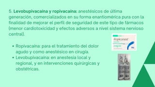 Anestesicos locales farmacologia cirugia | PDF