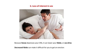 Side effects of Alprazolam (Xanax, Niravam) | PPTX