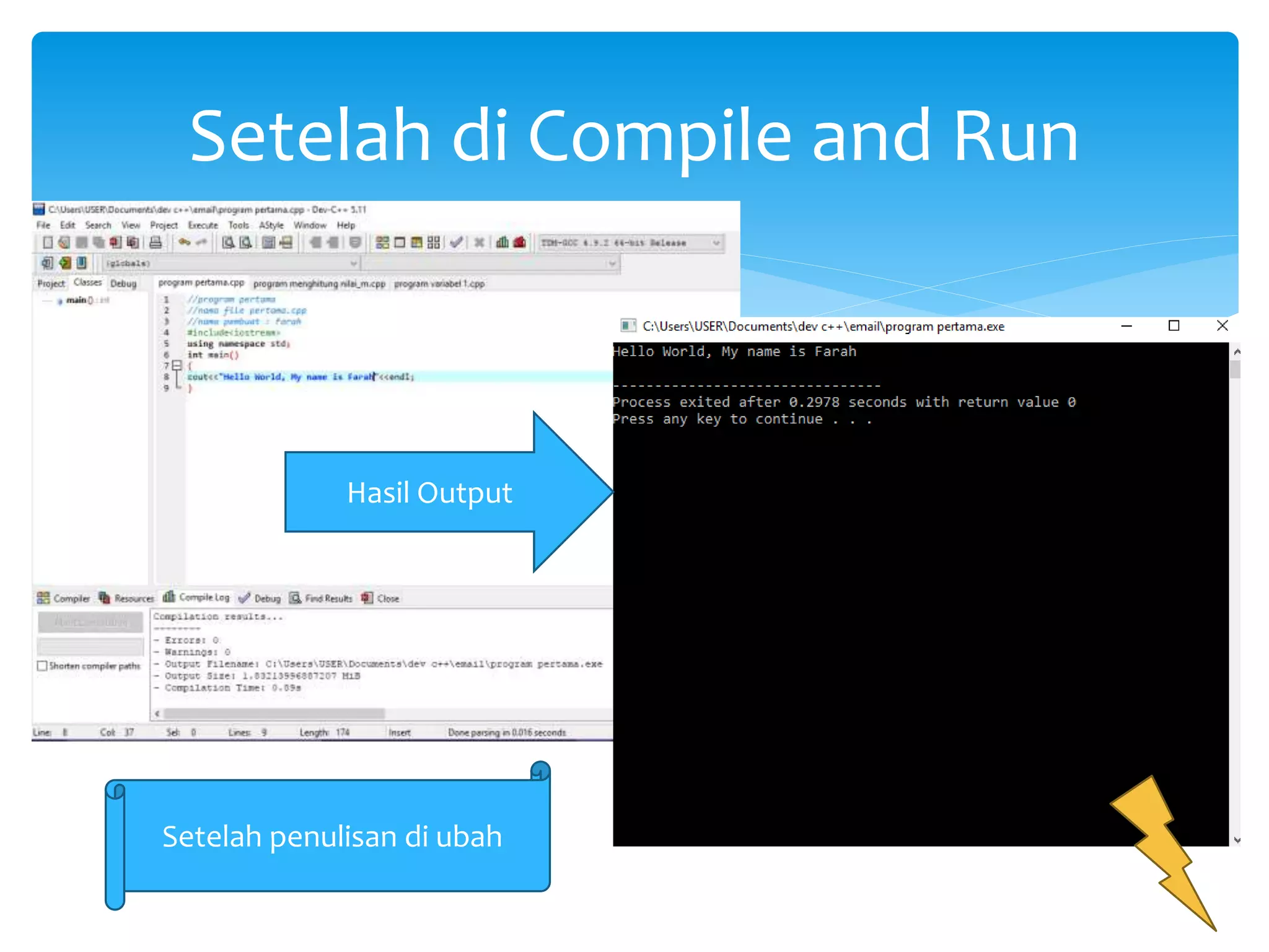 Algoritma dan Pemrograman C++ | PPTX