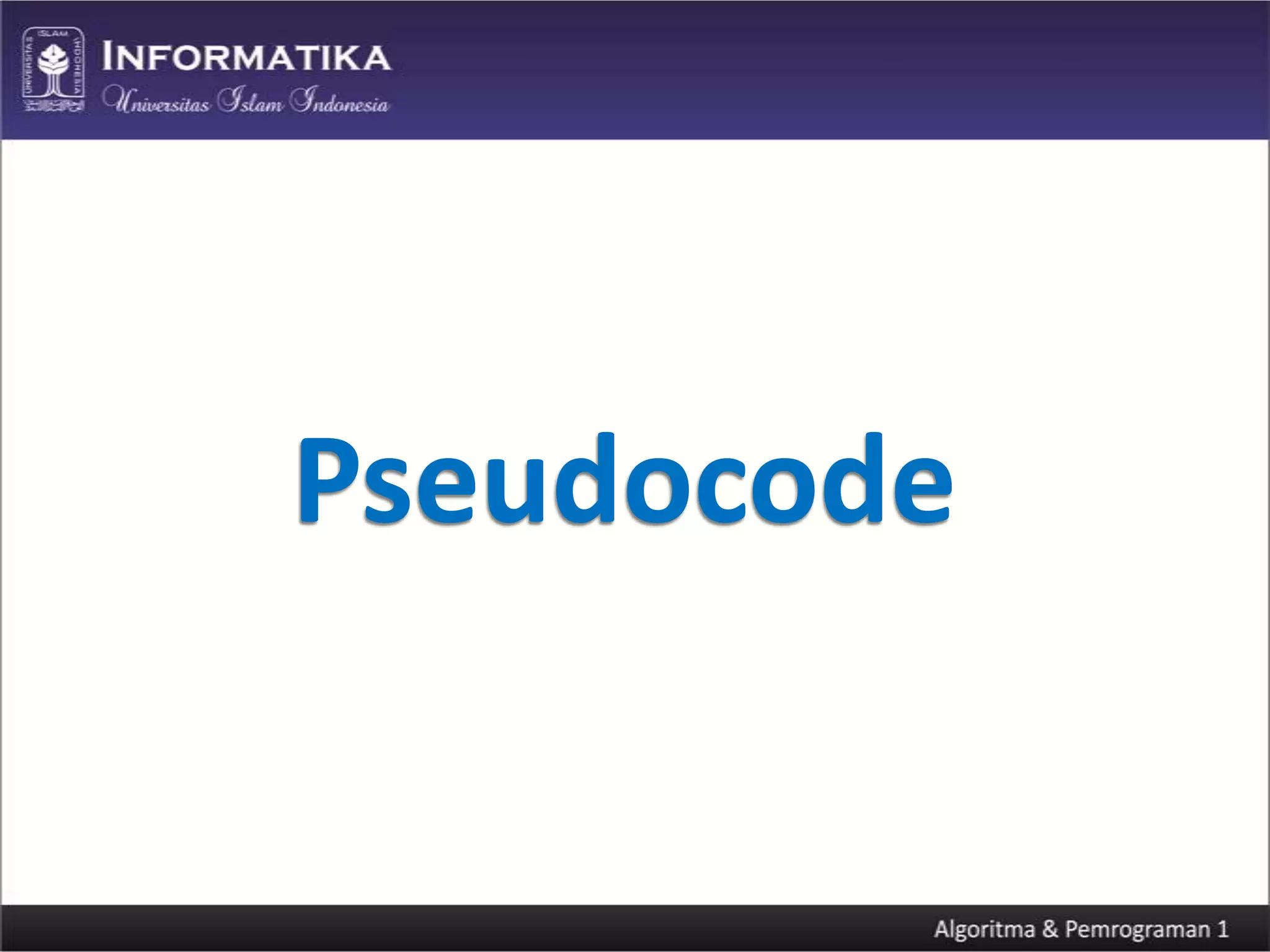 Algoritma dan Pemrograman C++ (Pseudocode & Flowchart) | PDF