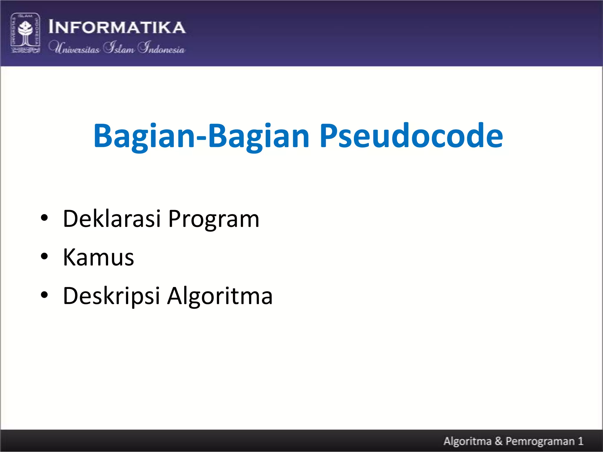 Algoritma dan Pemrograman C++ (Pseudocode & Flowchart) | PDF