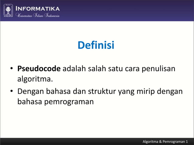 Algoritma dan Pemrograman C++ (Pseudocode & Flowchart) | PDF