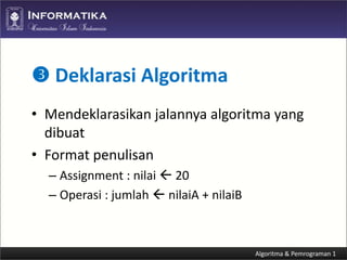 Algoritma dan Pemrograman C++ (Pseudocode & Flowchart) | PDF