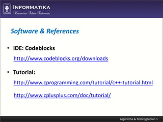 Algoritma dan Pemrograman C++ (Control Structure) | PDF