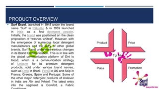 Surf Excel 4Ps of Marketing | PPTX