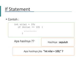 Kondisi Percabangan | PPT