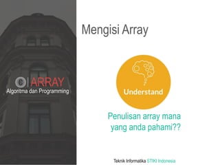 Array dalam pemrograman | PPTX