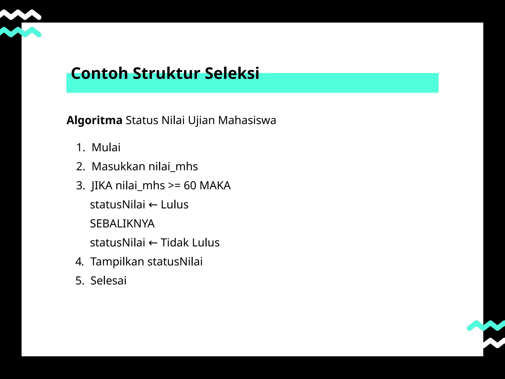 ALGORITMA PEMROGRAMAN SELEKSI DAN PERULANGAN.pptx