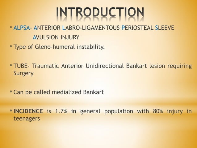Alpsa lesion | PPTX