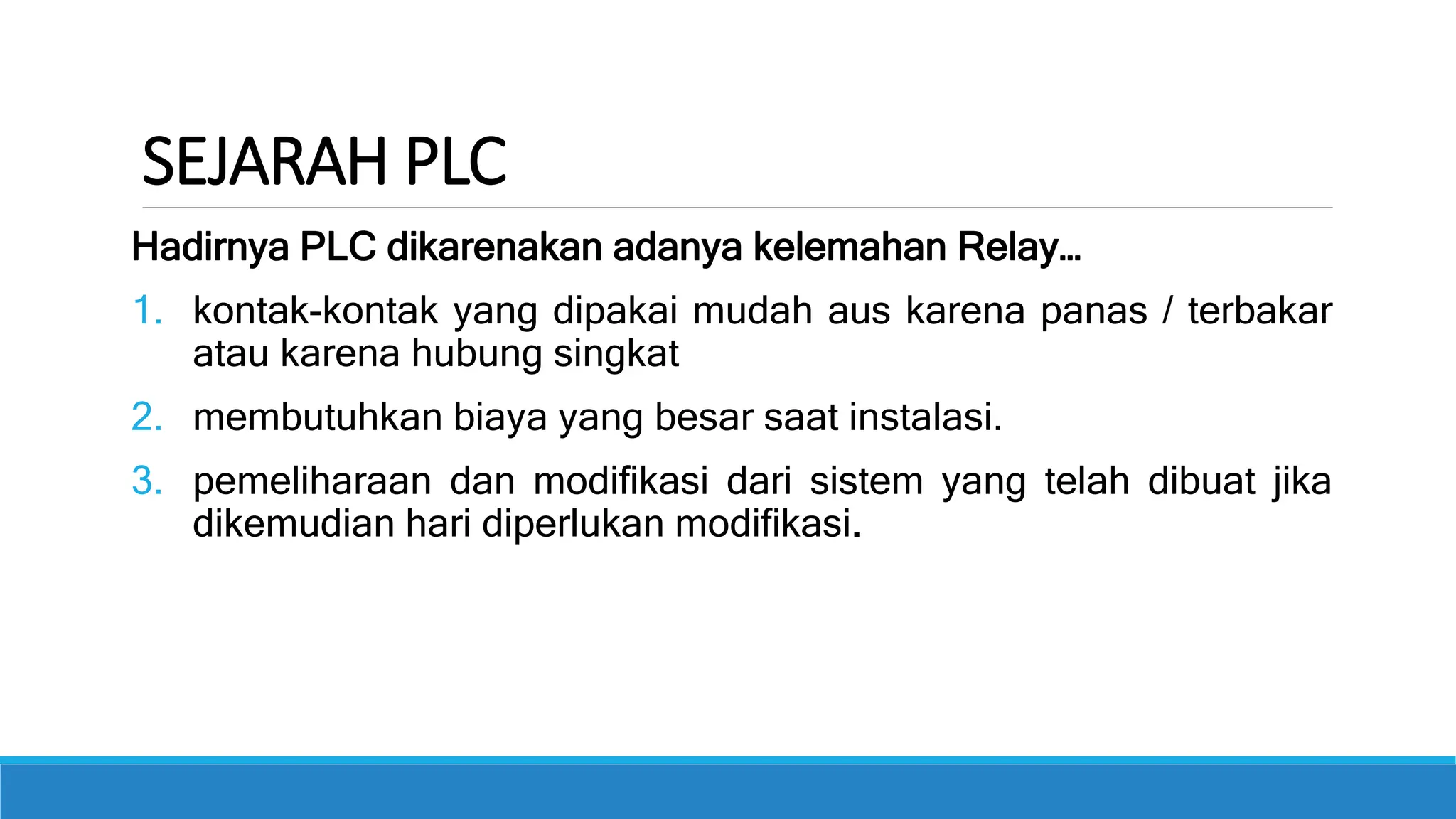 Pengenalan PLC pada Matakuliah Otomasi Industri | PPTX