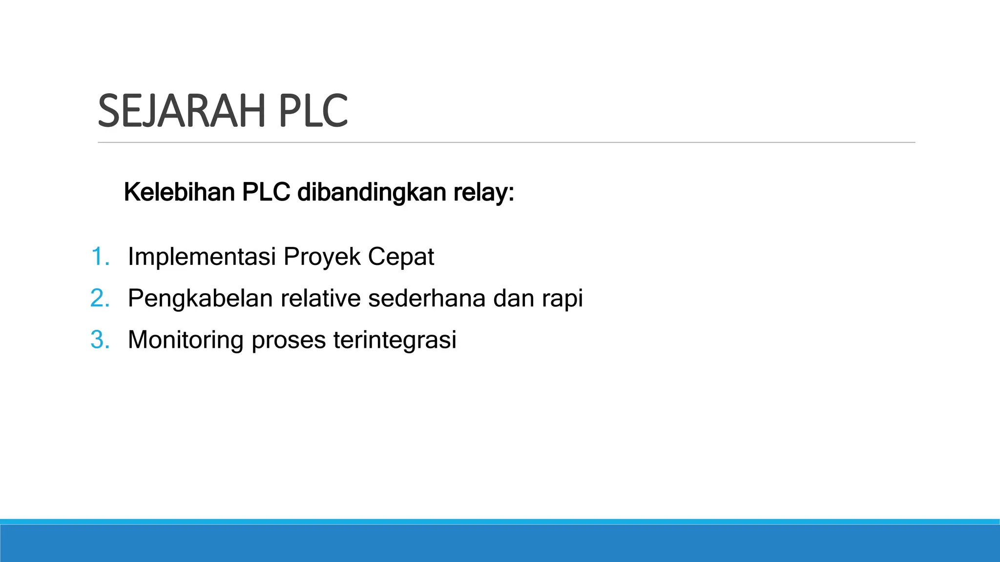 Pengenalan PLC pada Matakuliah Otomasi Industri | PPTX