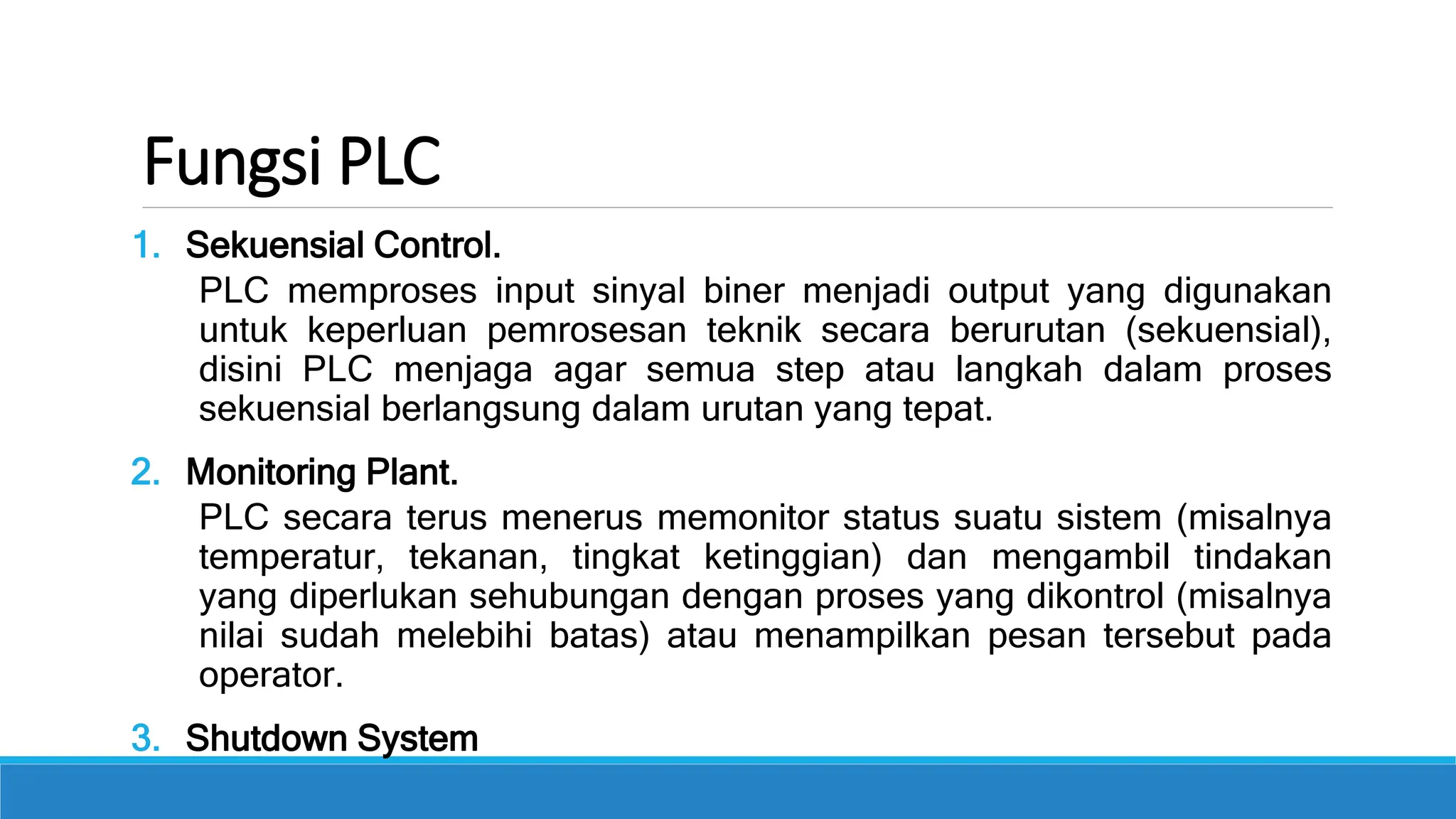 Pengenalan PLC pada Matakuliah Otomasi Industri | PPTX