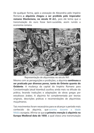 A historia da Alquimia: sua origem, evolução e contribuição na ...