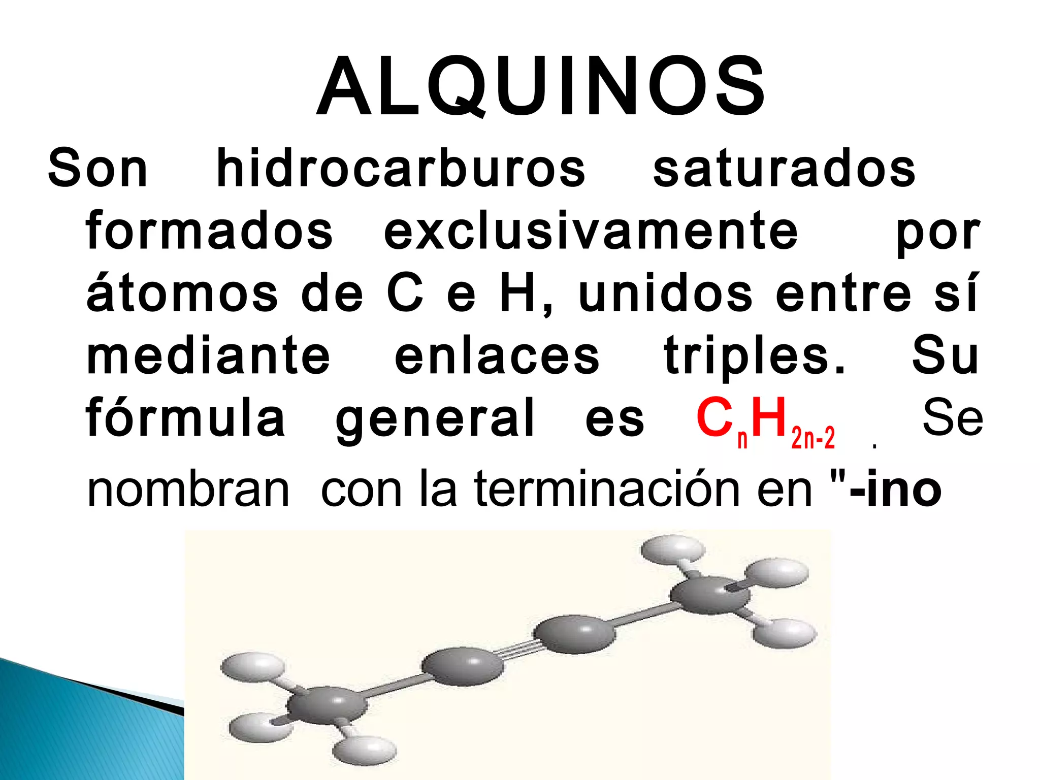 ALQUINOS: CARACTERÍSTICAS Y NOMENCLATURA. Lic Javier Cucaita | PPT