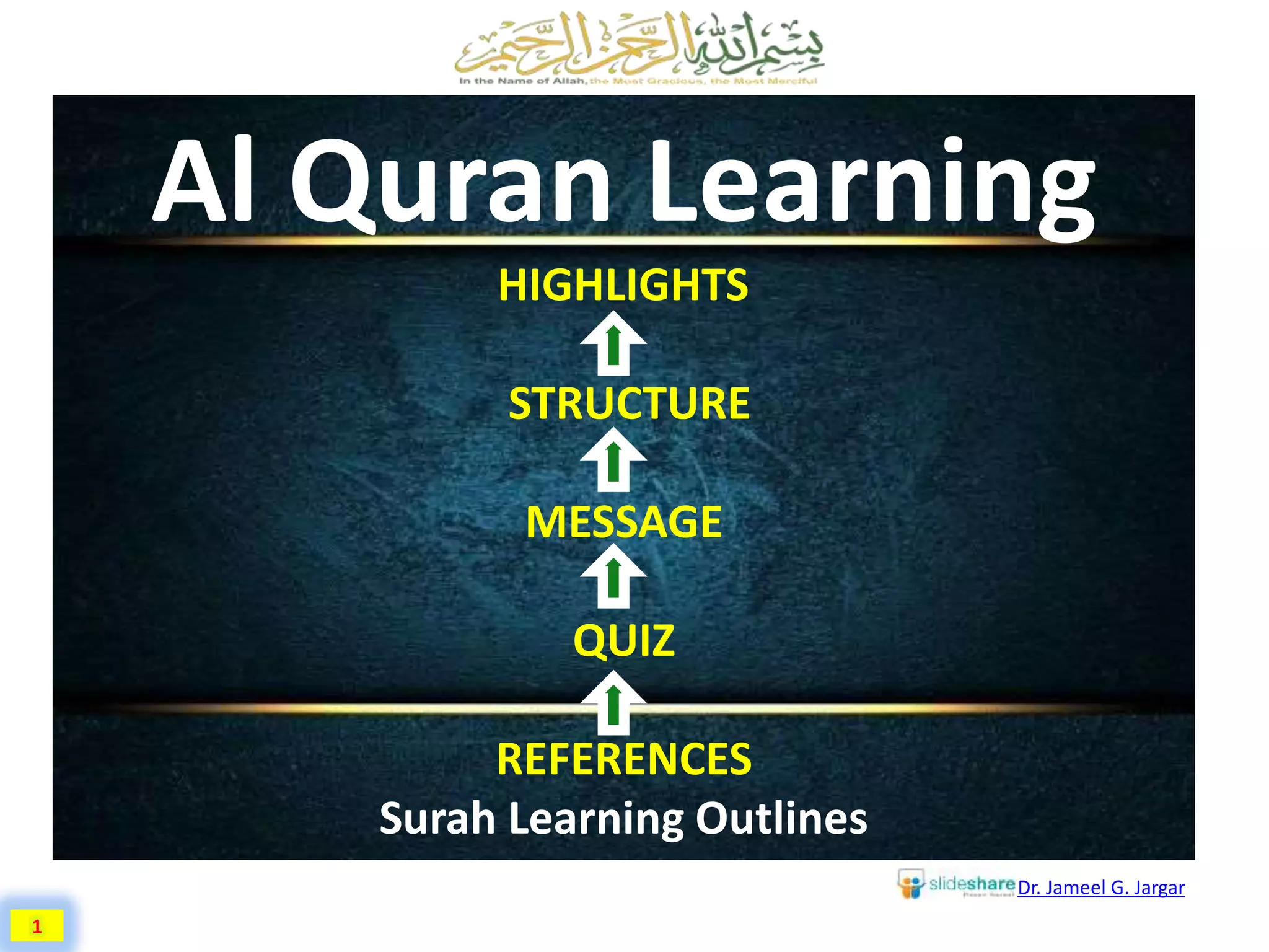 Al Quran Learning Outlines | PPT