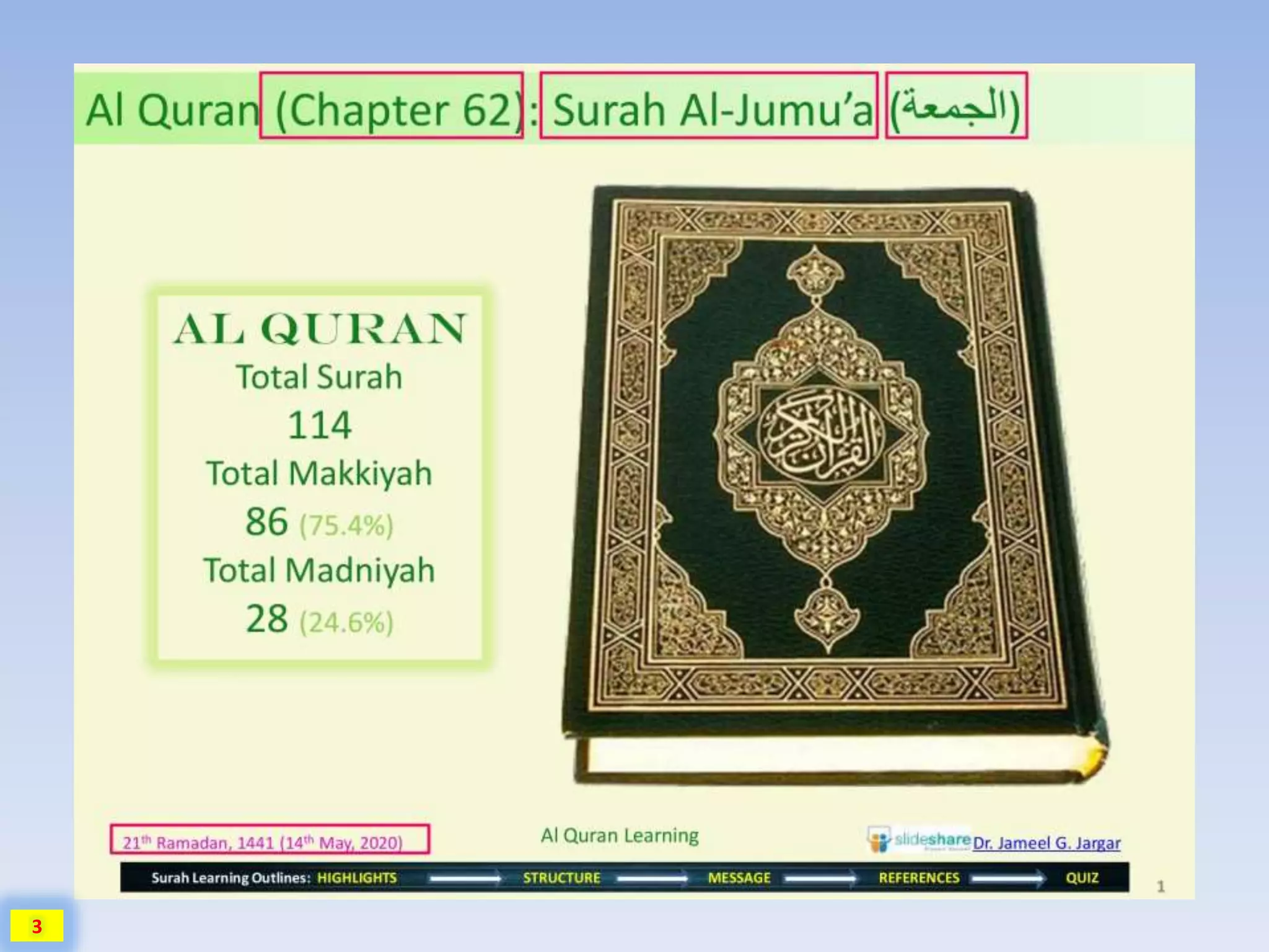 Al Quran Learning Outlines | PPT