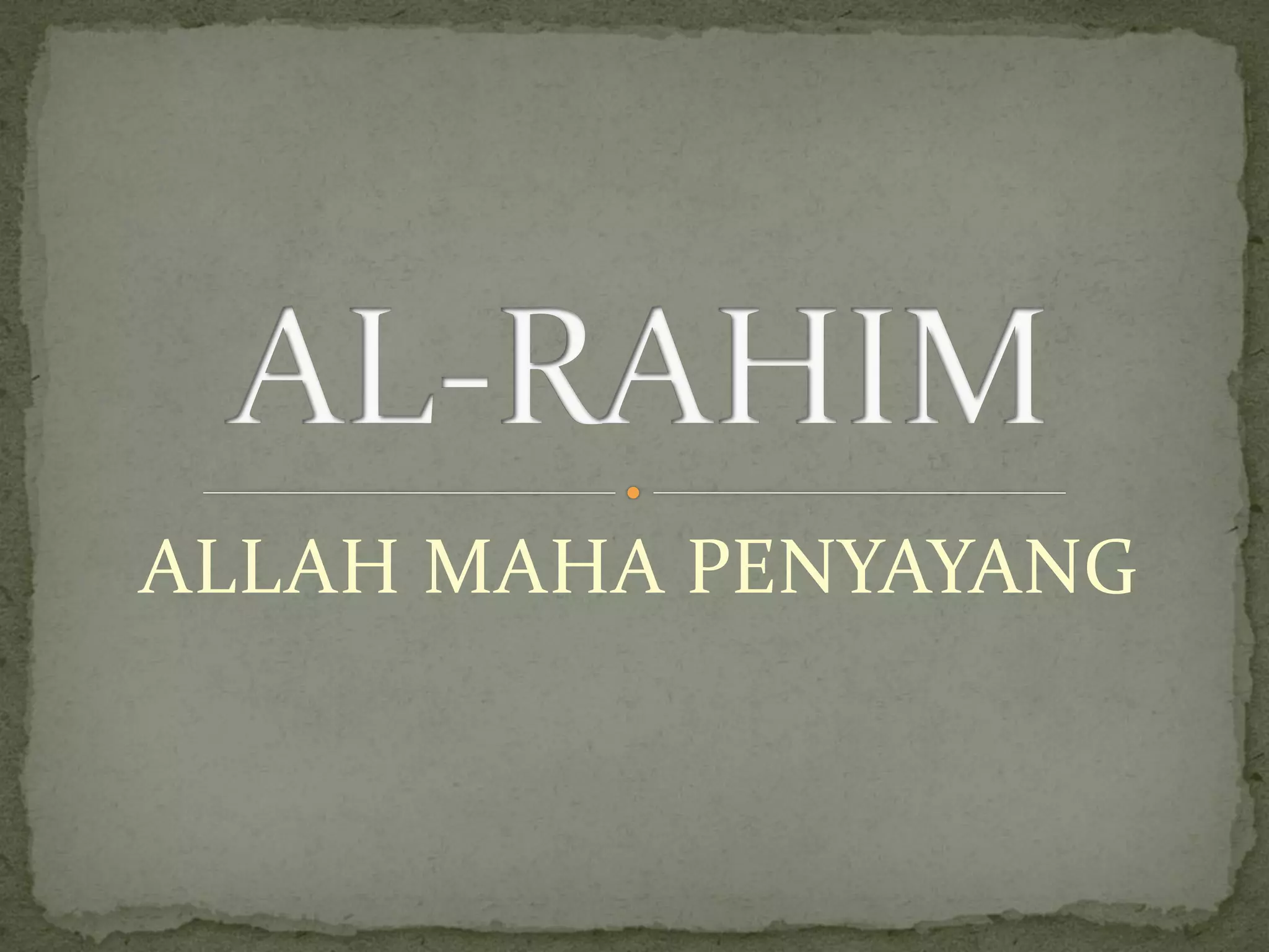 Al rahim 6 | PDF