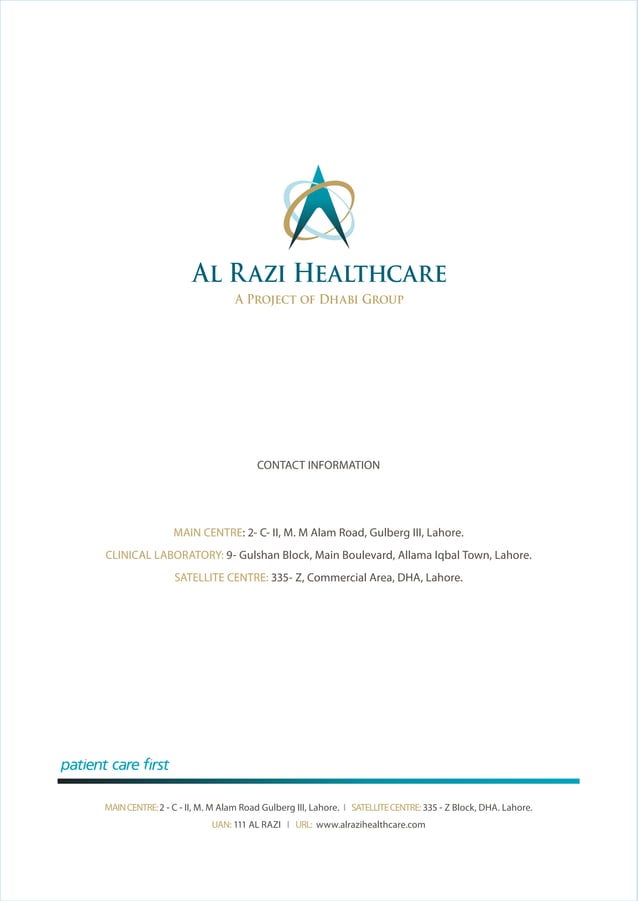 Al Razi Healthcare Profile | PDF