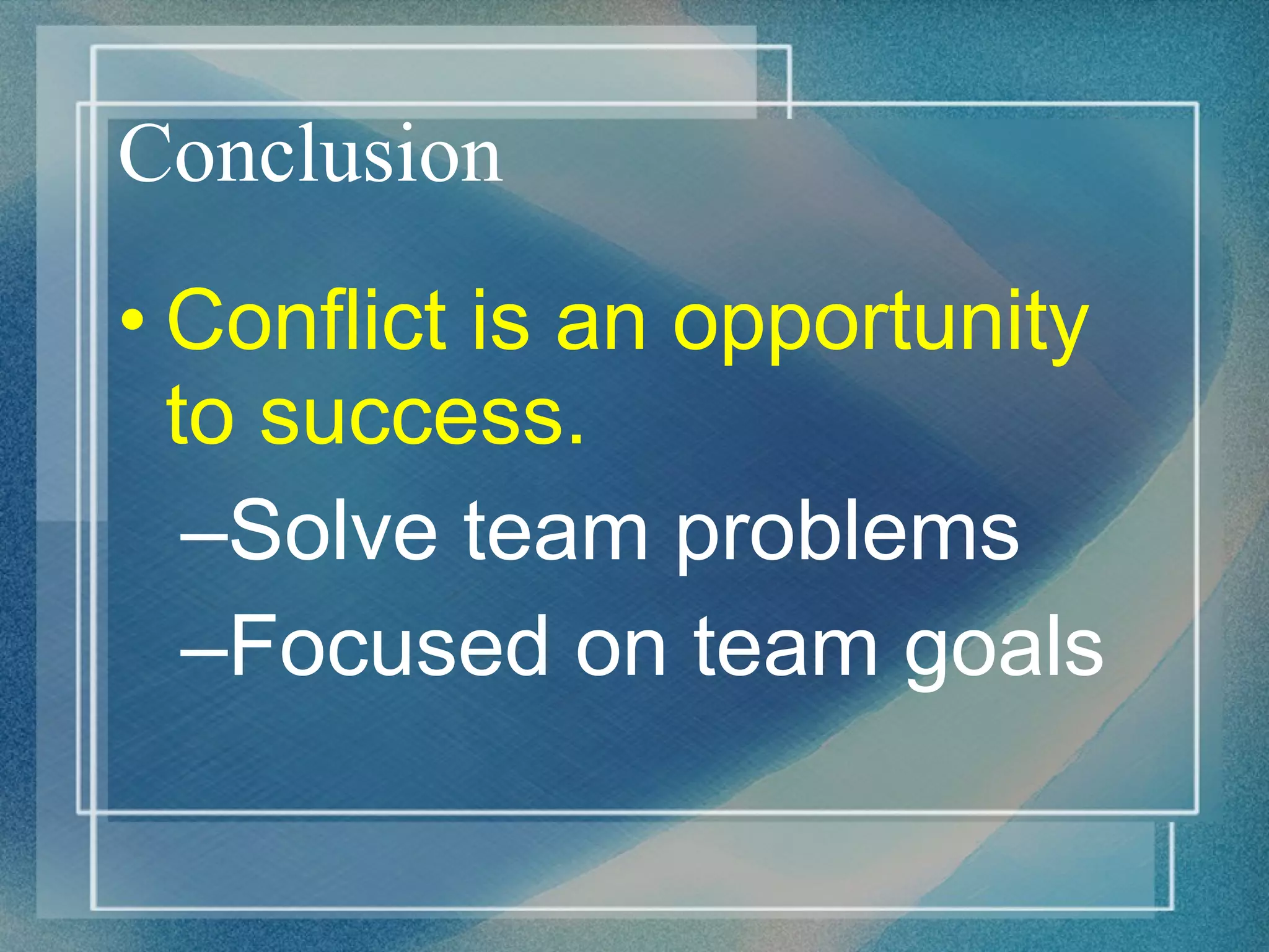 Resolving Conflict | PPS | War and Conflicts