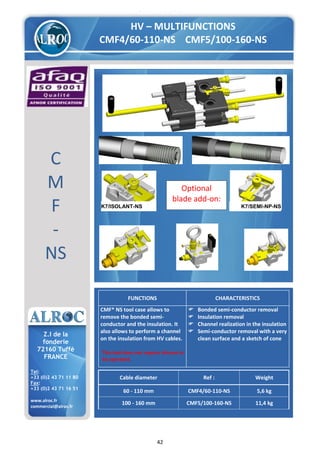 Alroc Tools - Cable Stripping & Preparation Tools For LV HV Cable ...