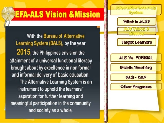 Alternative Learning System Mobile Teacher and ALS- Differently-Abled…