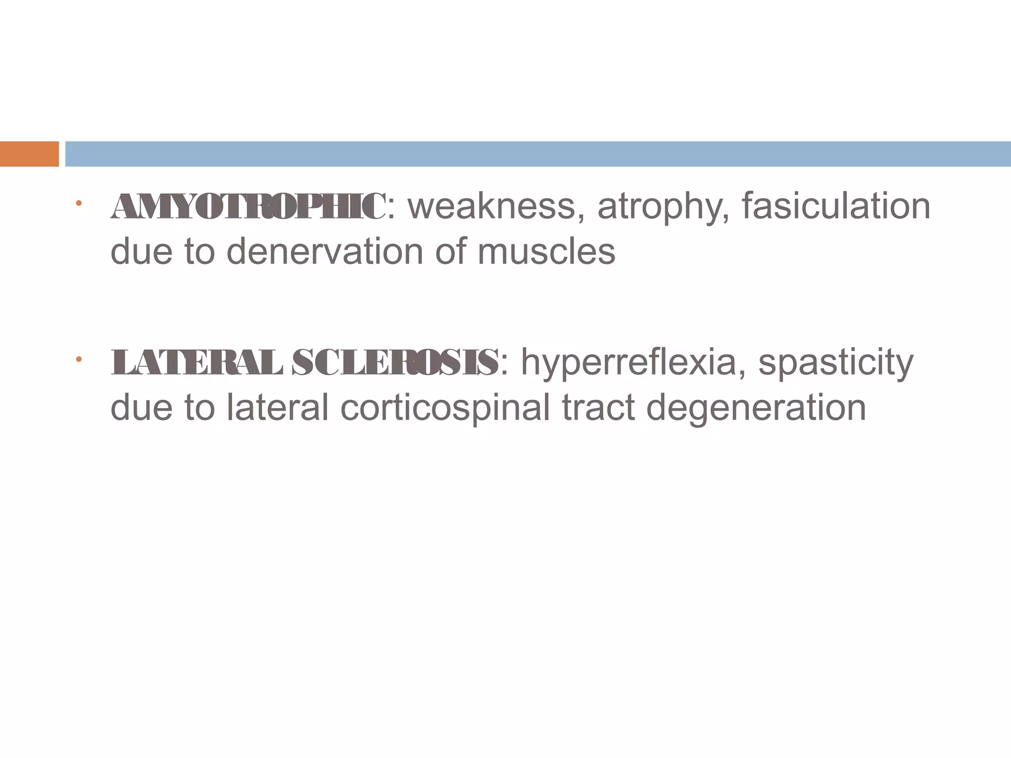 ALS - amyotrophic lateral sclerosis | PPT
