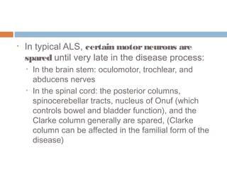 ALS - amyotrophic lateral sclerosis | PPT