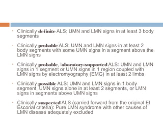 ALS - amyotrophic lateral sclerosis | PPT