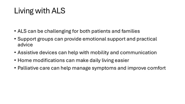 Understanding Amyotrophic Lateral Sclerosis (ALS) | PDF
