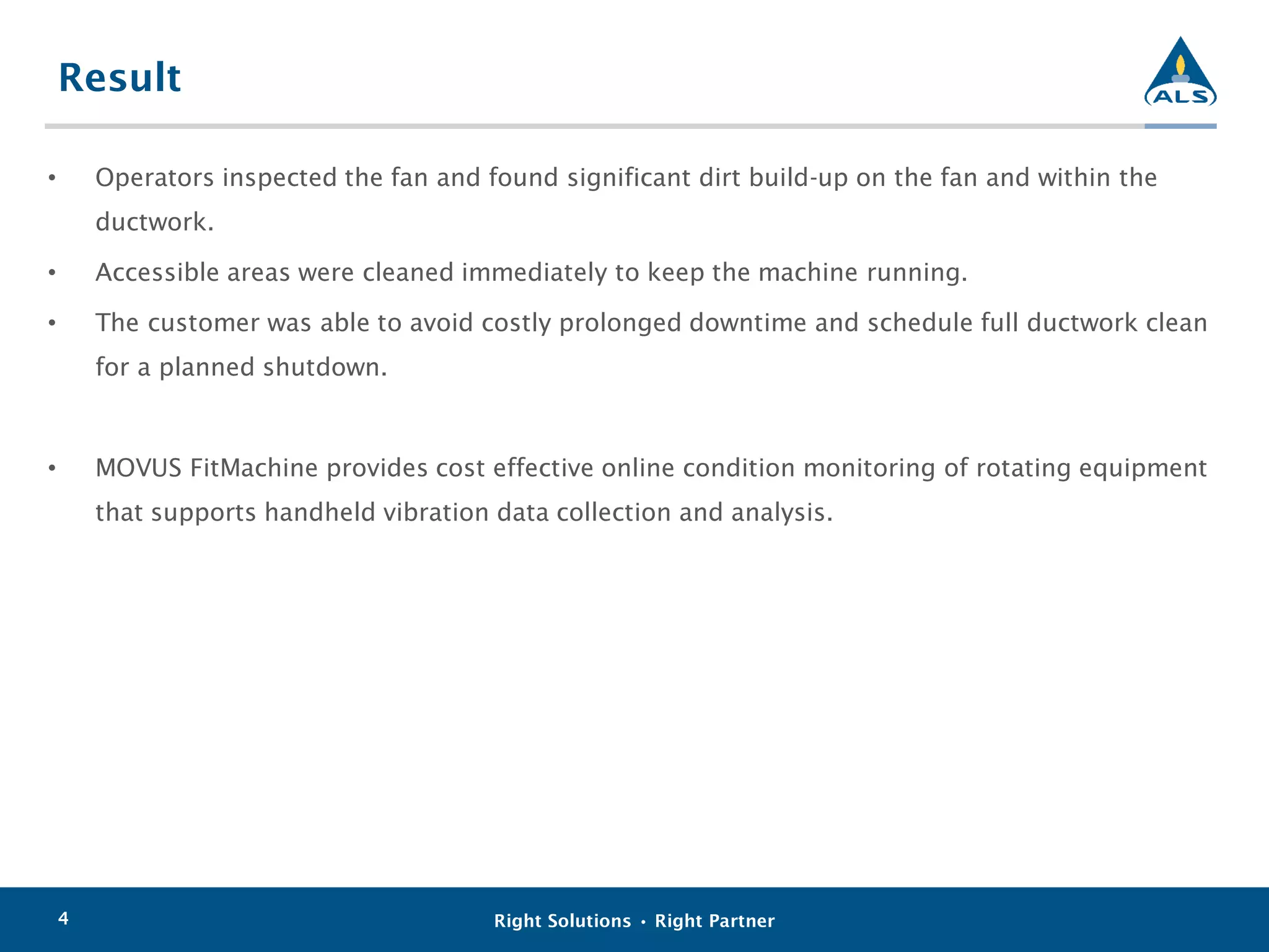 ALS MOVUS Case Study - Scrubber Fan | PDF