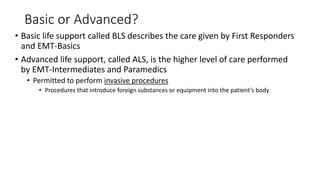 Introduction to advanced life support for trauma and medical emergency ...