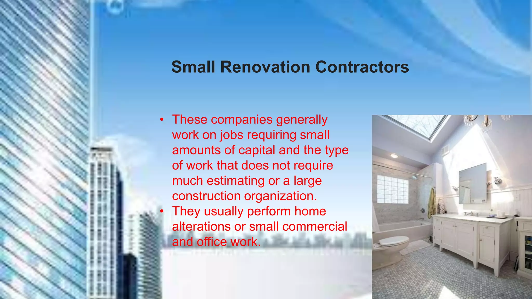 TYPES OF CONSTRUCTION COMPANIES | PPTX