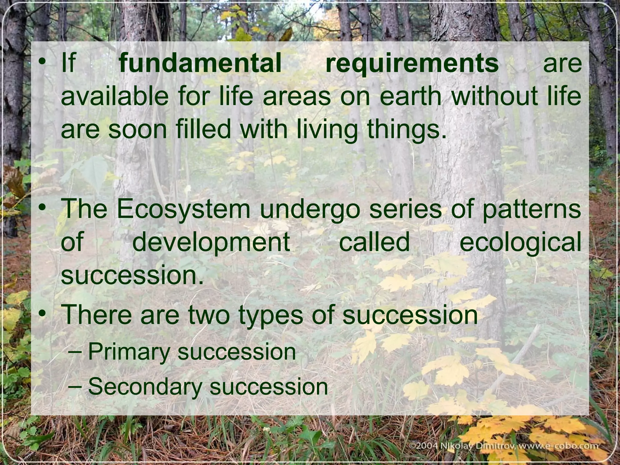 ecological succession | PPT