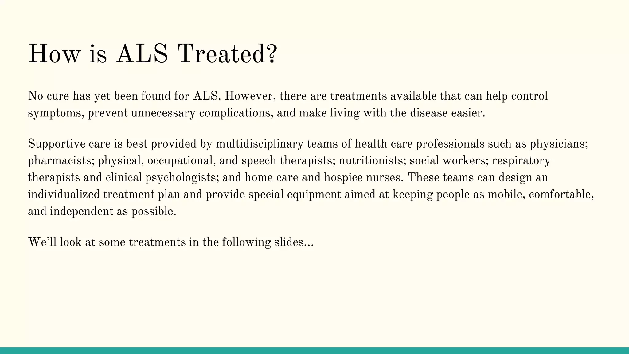ALS ( Amyotrophic Lateral Sclerosis) / Lou Gehrig's Disease | PPTX