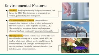 ALS ( Amyotrophic Lateral Sclerosis) / Lou Gehrig's Disease | PPTX
