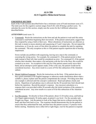 ALS CBS Manual Instructions - Revised | PDF