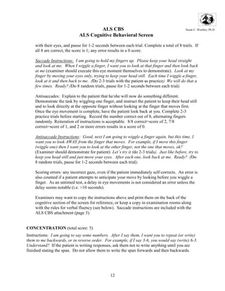 ALS CBS Manual Instructions - Revised | PDF