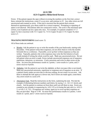 ALS CBS Manual Instructions - Revised | PDF