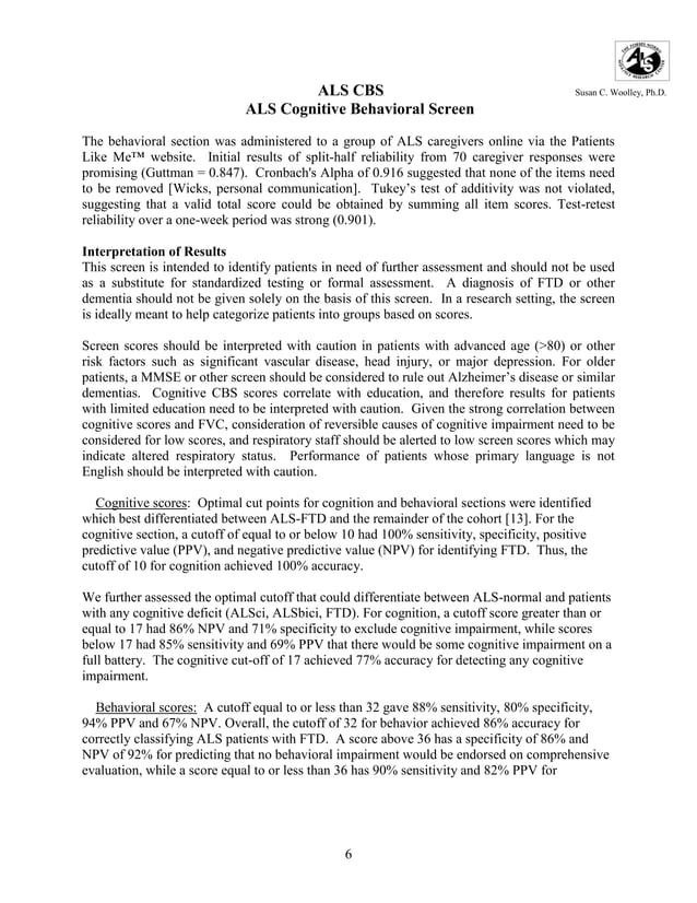 ALS CBS Manual Instructions - Revised | PDF