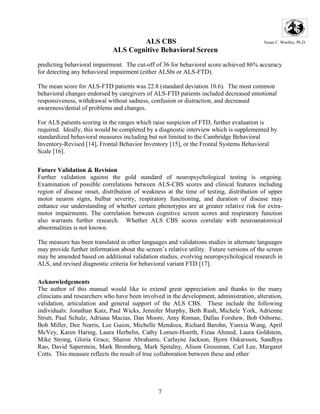 ALS CBS Manual Instructions - Revised | PDF