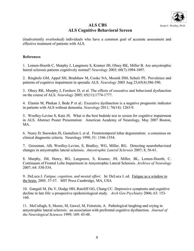 ALS CBS Manual Instructions - Revised | PDF