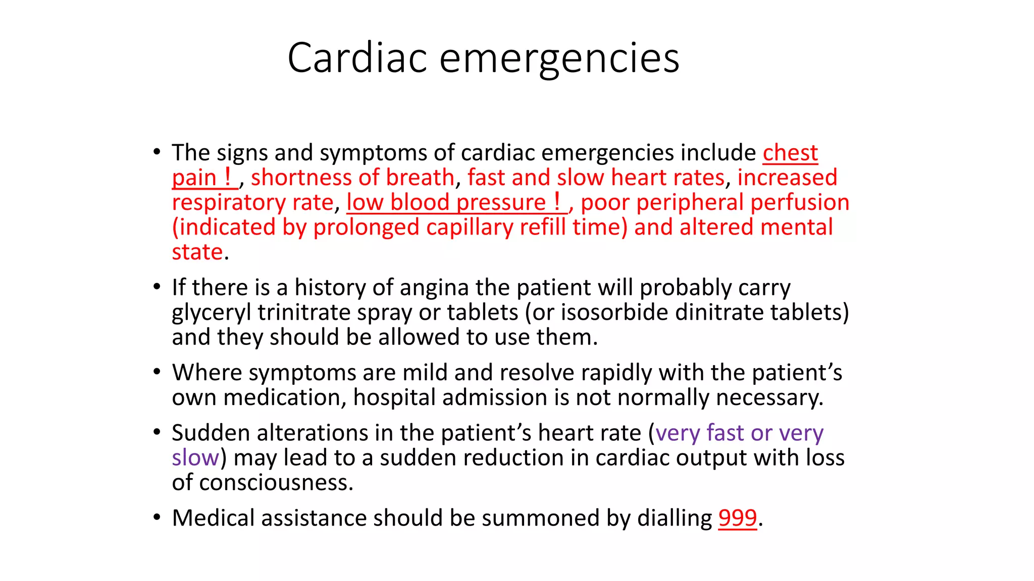 Advanced life support emergencies | PPTX